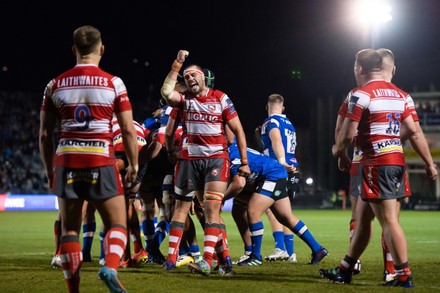 Lewis Ludlow Gloucester Rugby Celebrates Editorial Stock Photo - Stock ...