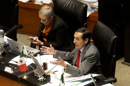 The Secretary of Finance of Mexico Appearance, Senate of Mexico, Mexico ...