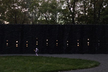 Child Walk Next Crystal Wall Crying Editorial Stock Photo - Stock Image ...