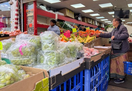 Shopper Fruit Vegetable Shop North West Editorial Stock Photo - Stock ...