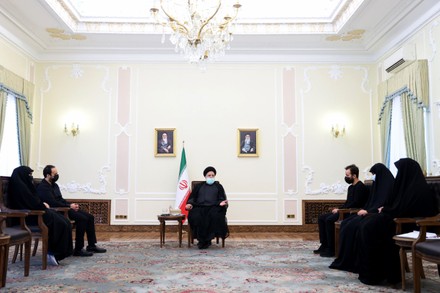 Iranian President Ebrahim Raisi Meets Family Editorial Stock Photo ...