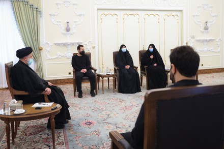 Iranian President Ebrahim Raisi Meets Family Editorial Stock Photo ...