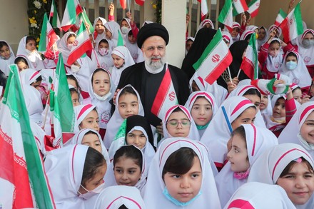 Iranian President Ebrahim Raisi Rings Beginning Editorial Stock Photo ...