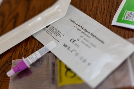 COVID-19 Antigen Test Kit, L'aquila, Italy - 29 Sep 2022 Stock Pictures ...