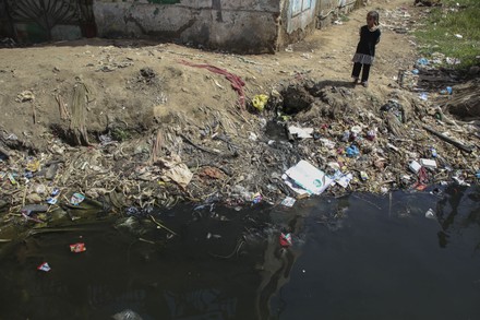 Egyptian Volunteers Collect Washed Wastes On Editorial Stock Photo ...