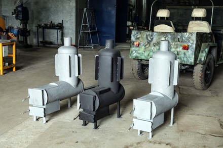 Metal Stoves Made By Volunteersemployees Steeltec Editorial Stock Photo ...