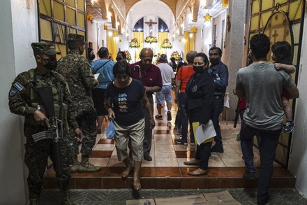 Soldiers Stand On Guard Church During Editorial Stock Photo - Stock ...