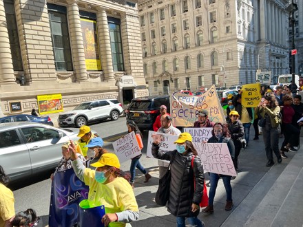 __COUNT__ Street Vendor Demonstration in Lower Manhattan, New York City ...