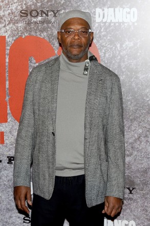 Samuel L Jackson Attending France Premiere Editorial Stock Photo ...