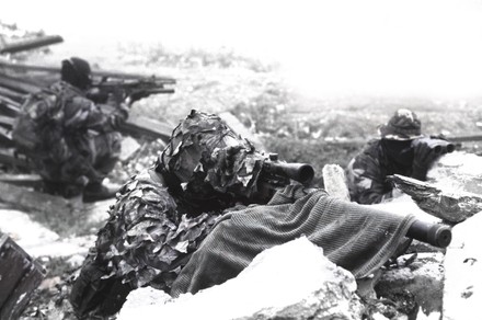 Undated File Picture Shows Snipers Tireurs Editorial Stock Photo ...