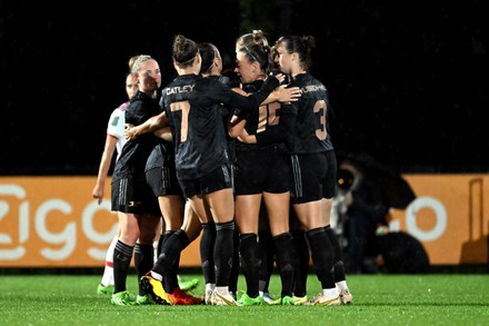Amsterdam Arsenal Wfc Celebrate 01 Against Editorial Stock Photo ...