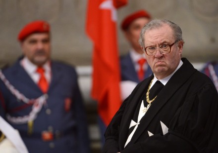Knights Order Malta Grand Master Matthew Editorial Stock Photo - Stock ...