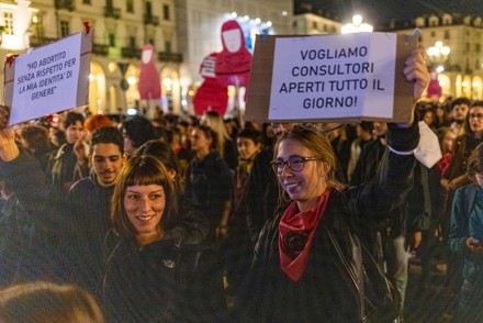 Women Demonstrate During Protest Organized By Editorial Stock Photo ...