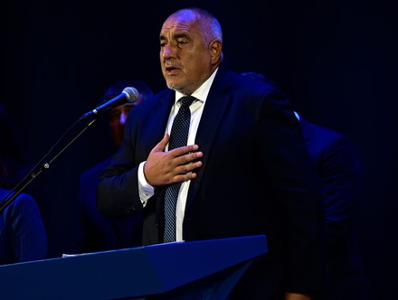 Boyko Borissov Leader Gerb Party Speaks Editorial Stock Photo - Stock ...