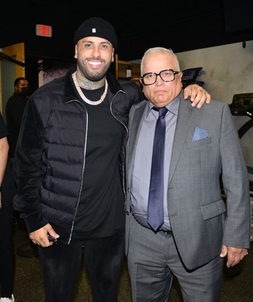 Nicky Jam His Father Don Jose Editorial Stock Photo - Stock Image ...