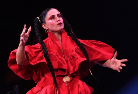 Tunisian singer-songwriter Emel Mathlouthi performs at Dream City ...