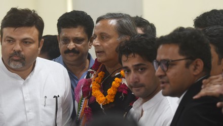 __COUNT__ Congress Leader Shashi Tharoor Files Nominations For The ...
