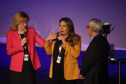 Senator Jacinta Price Becomes Emotional She Editorial Stock Photo ...