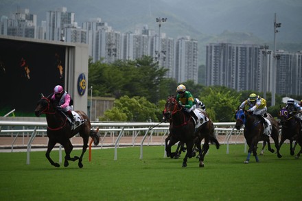 Horse Racing Hong Kong Jockey Club Editorial Stock Photo - Stock Image ...