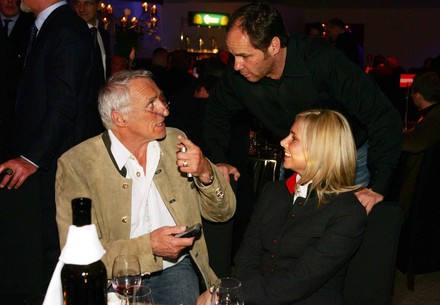 Dietrich Mateschitz Girlfriend Gerhard Berger Kitz Editorial Stock ...
