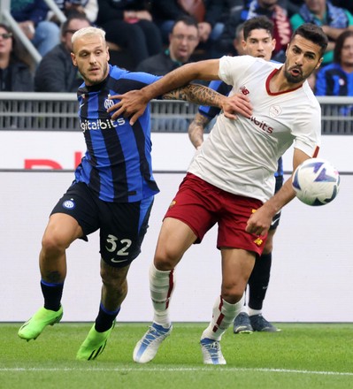 Inter Milan vs AS Roma, Italy - 01 Oct 2022 Stock Pictures, Editorial ...