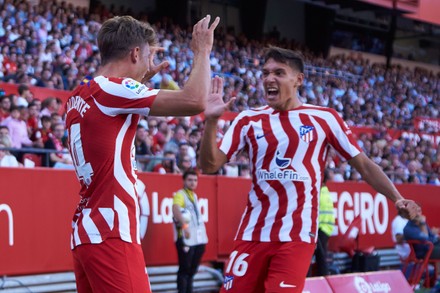Marcos Llorente Atletico De Madrid Celebrates Editorial Stock Photo ...