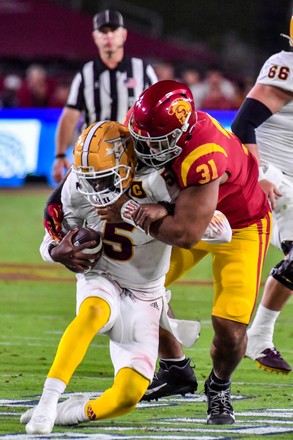 Los Angeles Ca Trojans Defensive Lineman Editorial Stock Photo - Stock ...