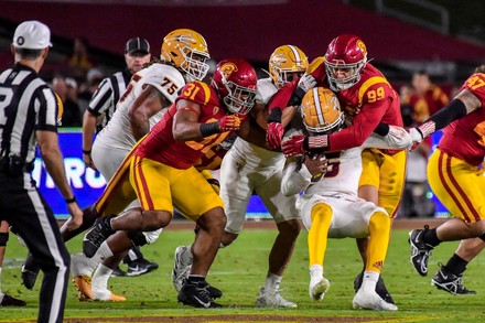 Los Angeles Ca Trojans Defensive Lineman Editorial Stock Photo - Stock ...