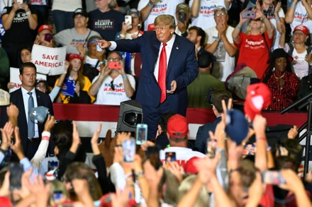 Donald J. Trump Save America rally, Warren, USA - 01 Oct 2022 Stock ...