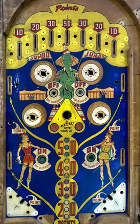 Close Weathered Vintage Pinball Machine Editorial Stock Photo - Stock ...