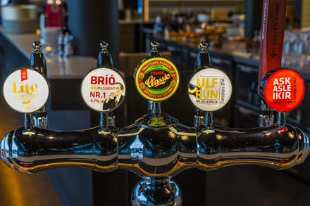 Illuminated Beer Tap Hnoss Restaurant Bar Editorial Stock Photo - Stock ...