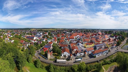 Aerial View Village Centre Abensberg Lower Editorial Stock Photo ...