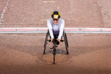 Womens Wheelchair Race Winner Catherine Debrunner Editorial Stock Photo ...