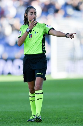 Referee Maria Sole Caputi Ferrieri Gestures Editorial Stock Photo ...