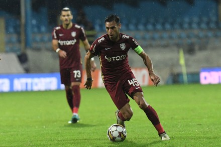Valentin Ticu Action During Romania Superliga1 Editorial Stock Photo ...