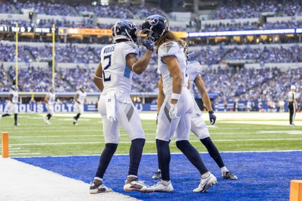 Tennessee Titans Players Celebrate Touchdown By Editorial Stock Photo ...