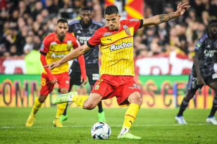 Florian Sotoca Lens Scores His Penalty Editorial Stock Photo - Stock ...
