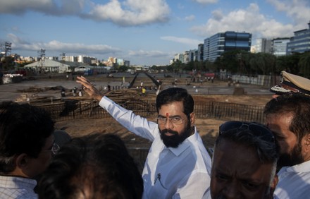 Chief Minister Eknath Shinde Mmrda Ground Editorial Stock Photo - Stock ...