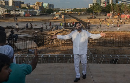 Chief Minister Eknath Shinde Mmrda Ground Editorial Stock Photo - Stock ...
