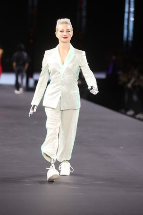 Luma Grothe Walks Runway Loreal Womenswear Editorial Stock Photo ...