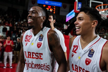 Roster Pallacanestro Varese Openjobmetis Celebrate Victory Editorial ...