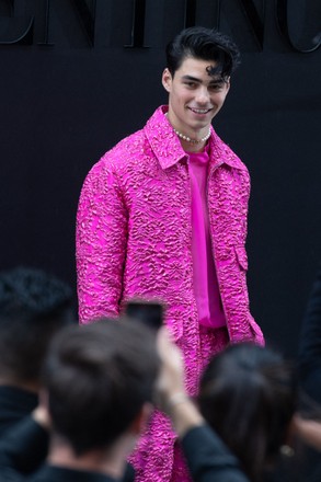 Jacob Rott Attending Valentino Womenswear Springsummer Editorial Stock ...