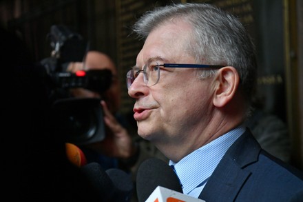 Russian Ambassador Poland Sergey Andreyev Talks Editorial Stock Photo ...