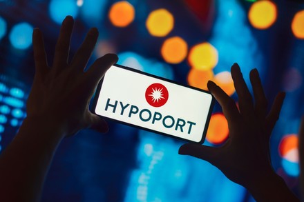 This Photo Illustration Hypoport Logo Displayed Editorial Stock Photo ...