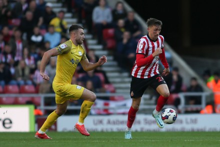 Sunderlands Dan Neil Breaks Upfield During Editorial Stock Photo ...