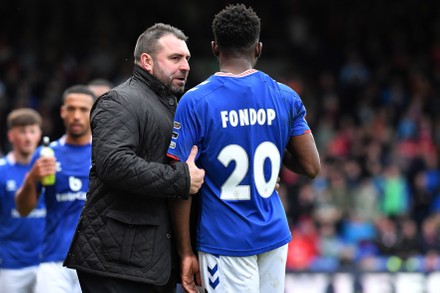 Mike Fondoptalom Oldham Athletic During Vanarama Editorial Stock Photo ...