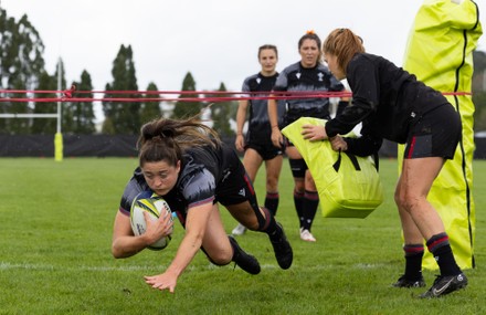 __COUNT__ Wales Women's Rugby Training - 04 Oct 2022 Stock Pictures ...