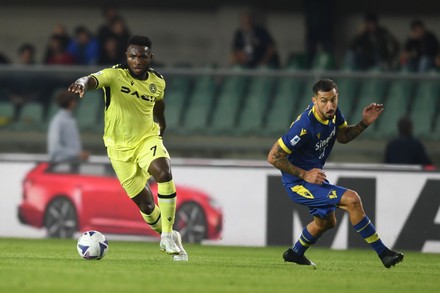 Isaac Success Udinese Federico Ceccherini Hellas Editorial Stock Photo ...