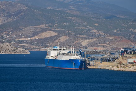 Pskov Lng Tanker Carrying First Shipment Editorial Stock Photo - Stock ...