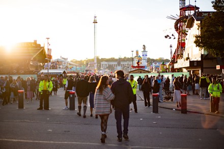 Hundreds Thousands Visit Oktoberfest 2022 On Editorial Stock Photo ...